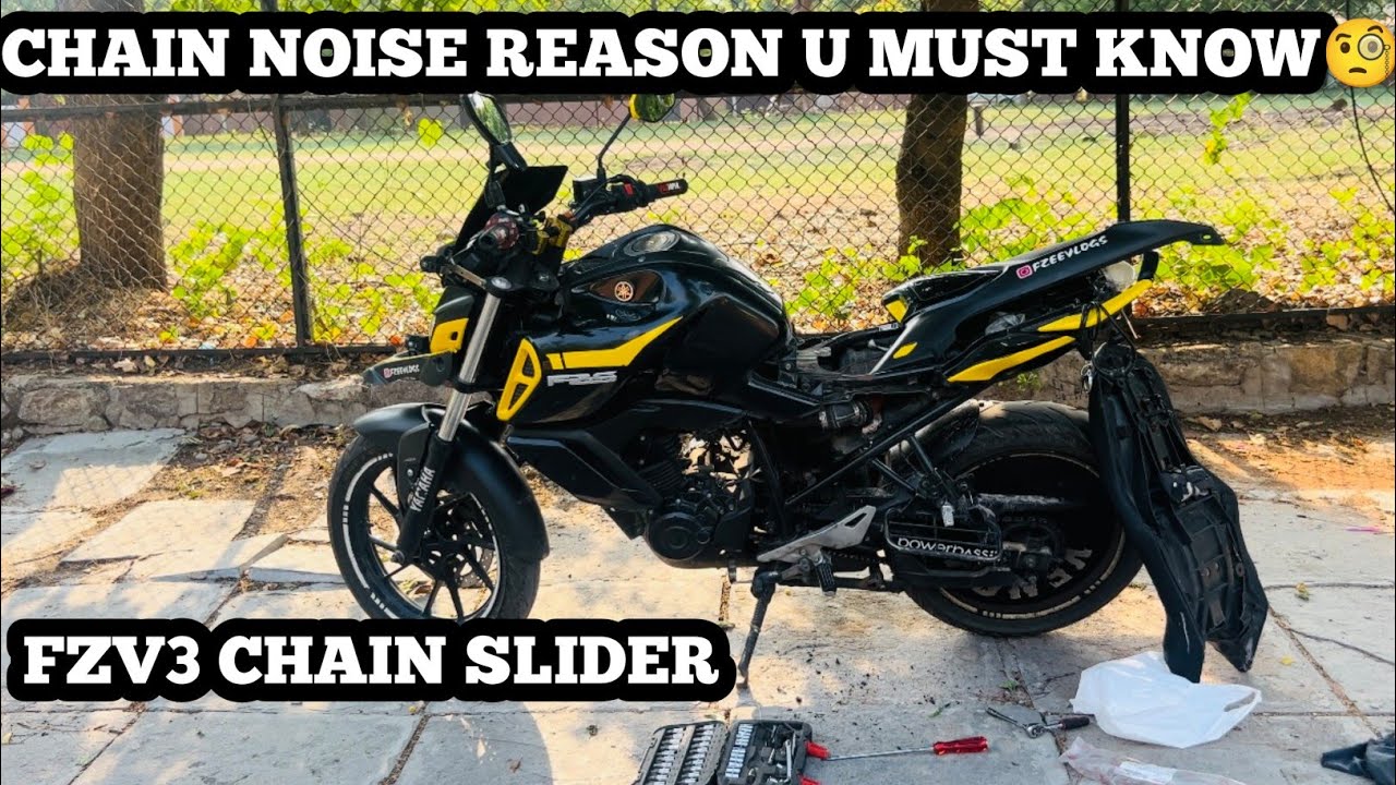 😨How to change fzv3 chain slider#fzv3 #chain noise - YouTube