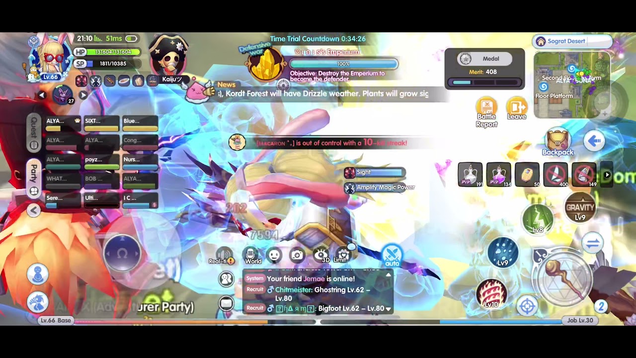 ROX GvG ~ We Almost Conquered the Payon Castle! - YouTube