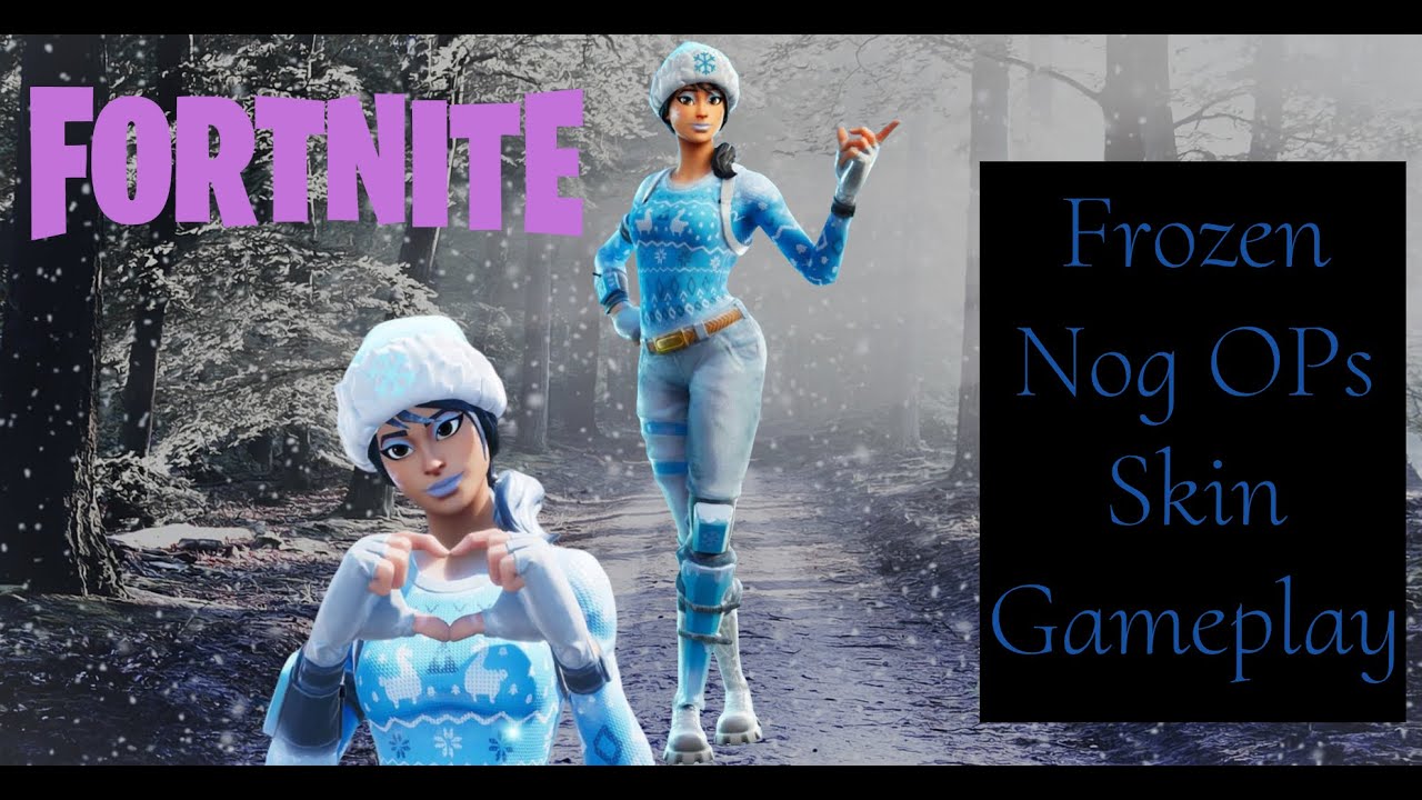 Fortnite Frozen Nog Ops Skin Gameplay Chapter 5 Season 1 Youtube