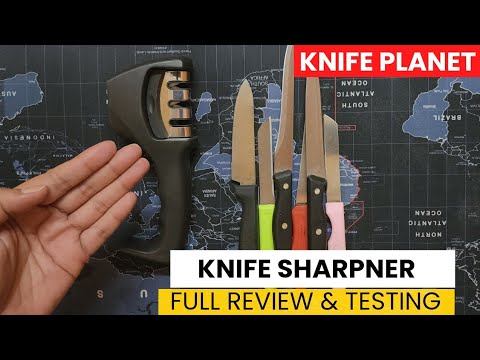 Knifeplanet Knife Sharpner Full Review | Best Knife Sharpner In India | Knife Sharpining Tool ...
