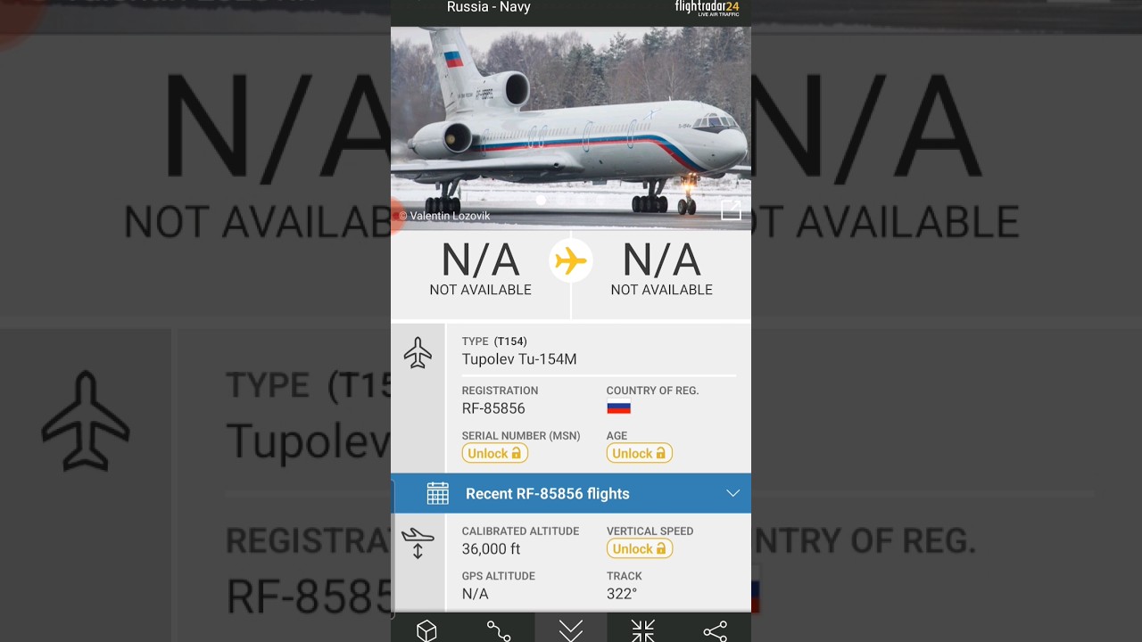 Russian Navy plane found on FR24 - YouTube