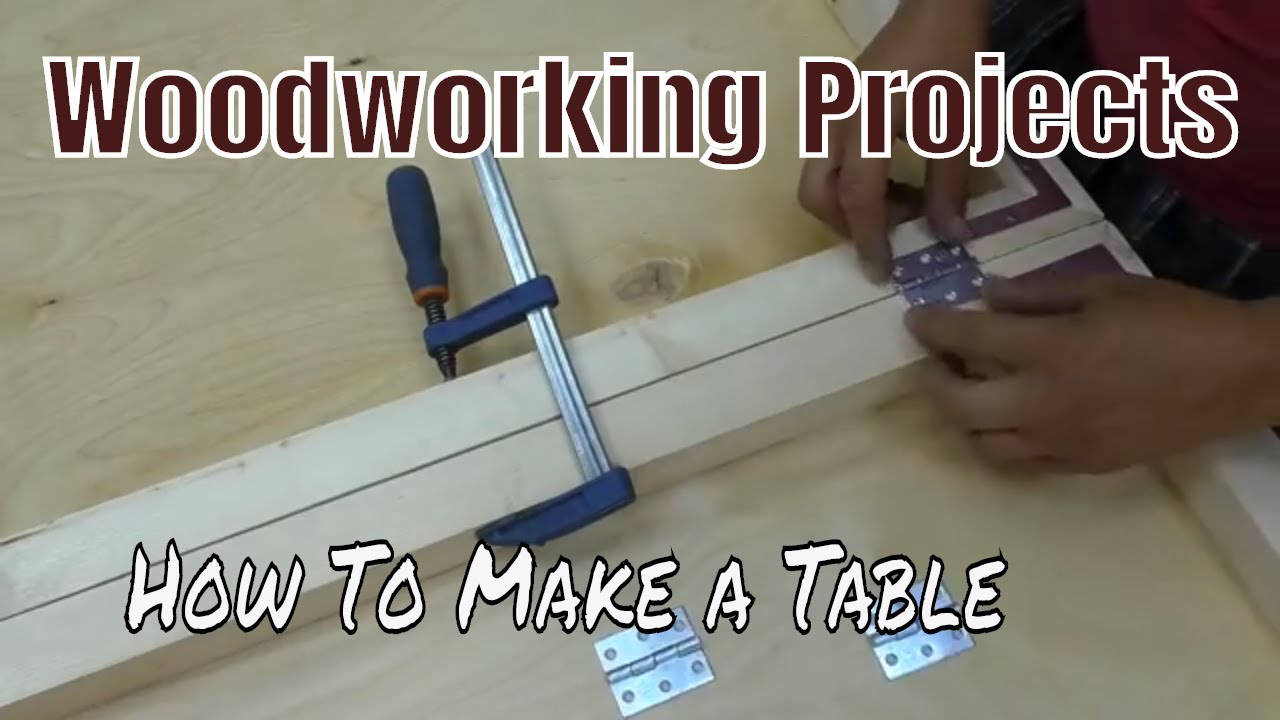 How To Make a Table | Woodworking Projects | Garage Workshop - YouTube