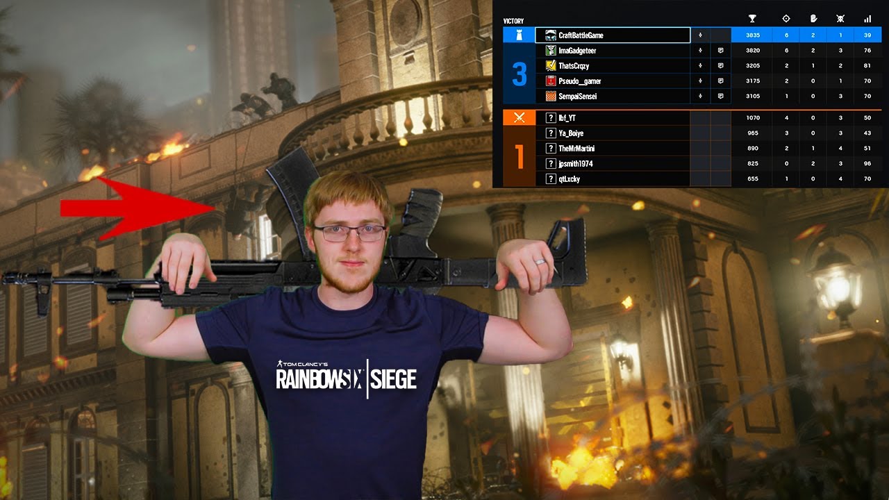 Rainbow Six Siege Gameplay Best Moments #3: WE GOT TOP OF THE ...