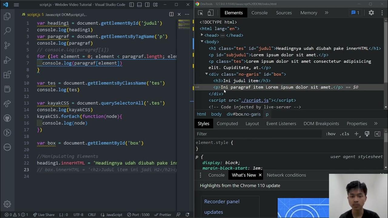 5.18. JS DOM Modifying Elements - YouTube
