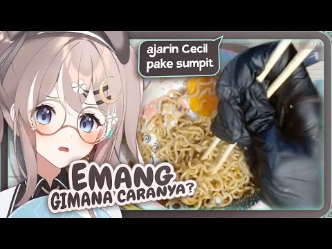 Lucu Gitu Megang Sumpitnya Cil [Cecilia Lieberia/Re:Memories]