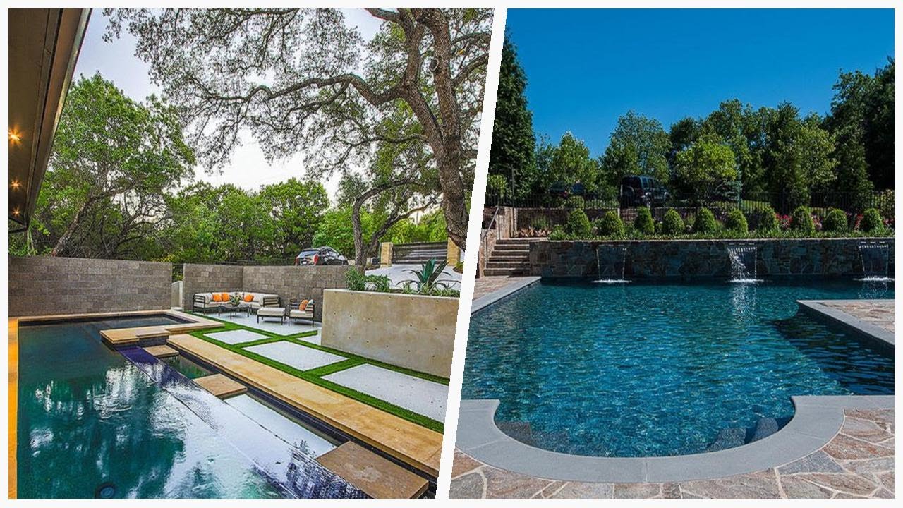 75 Stone And L-shaped Pool Design Ideas You'll Love 😊 - YouTube