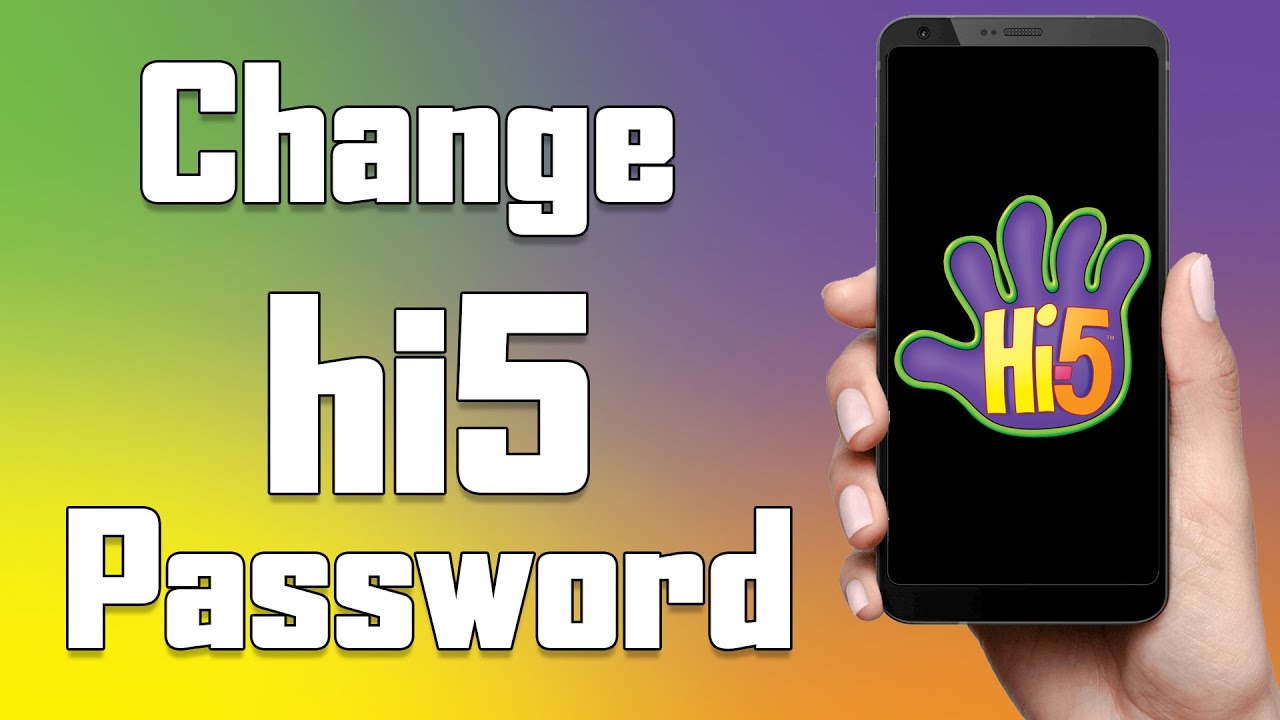 How To Change hi5 Password 2021 | hi5 Account Password Change Help ...
