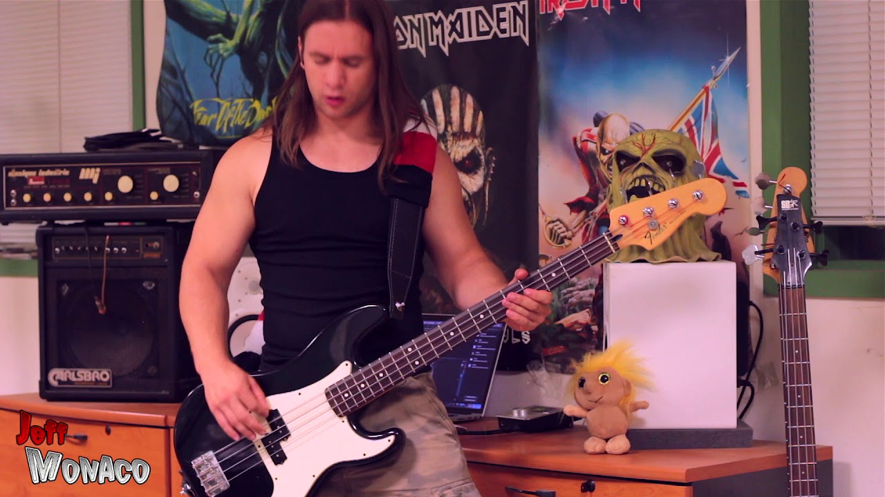 Ozzy Osbourne - Crazy Train Bass Cover - YouTube