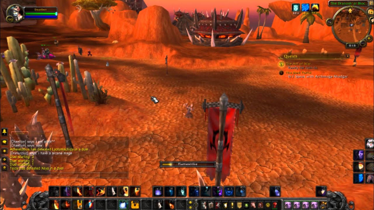 WoW Wod Level 100 Fire Mage Duels - YouTube