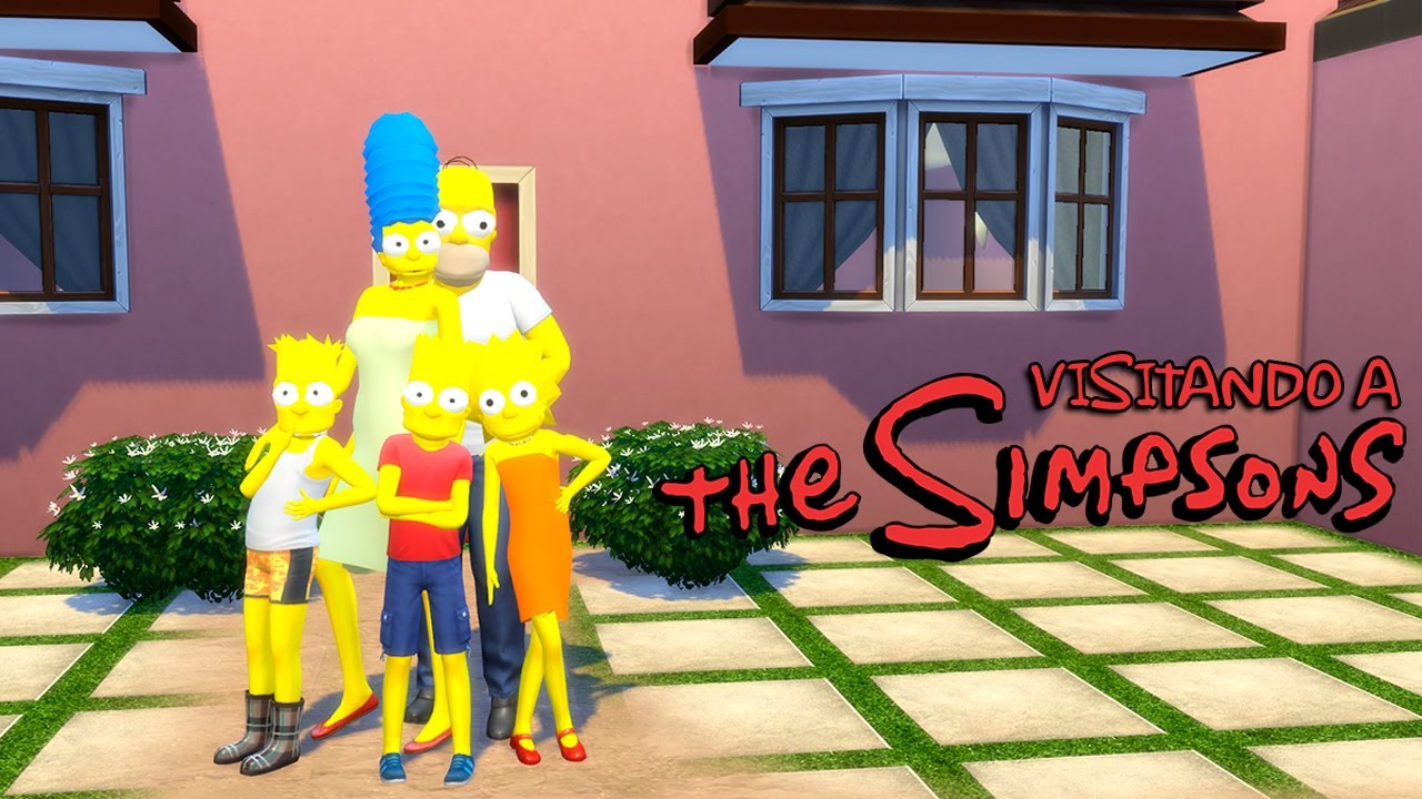 👉 VISITAMOS A LOS SIMPSONS EN LOS SIMS 4 - YouTube