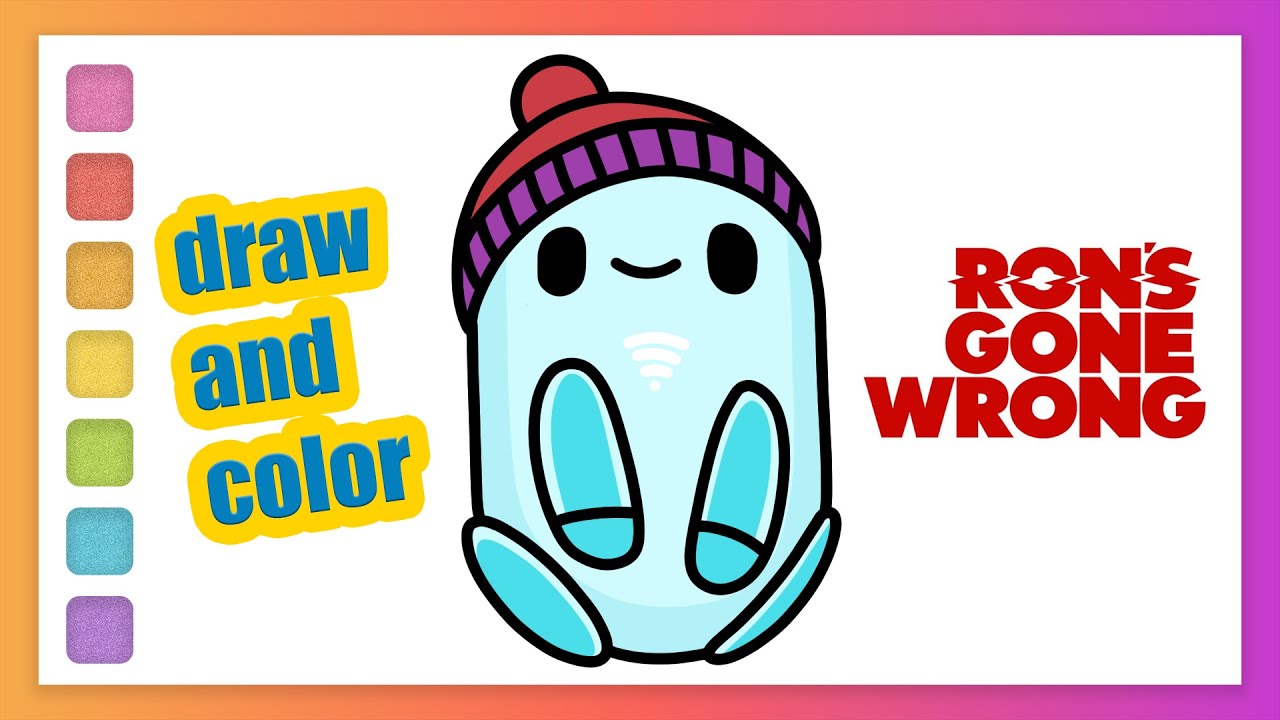 How to draw Ron's Gone Wrong - YouTube