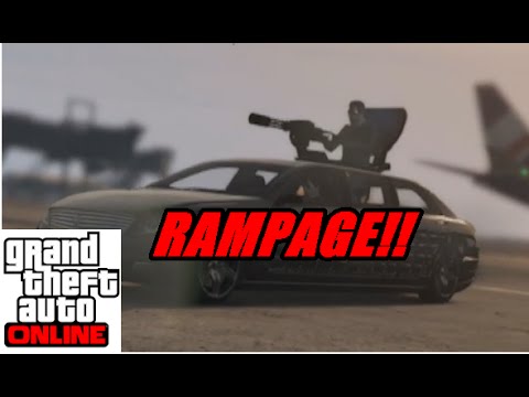 GTA 5 Online - Turret Limo Rampage - YouTube