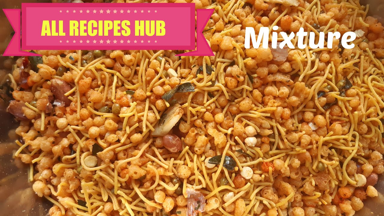 mixture Recipe | south indian mixture recipe | how to make spicy ...