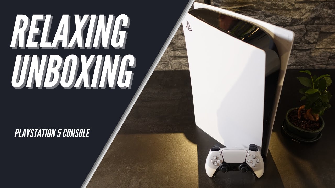 PS5 - ASMR Unboxing - Playstation 5 (Silent) - YouTube