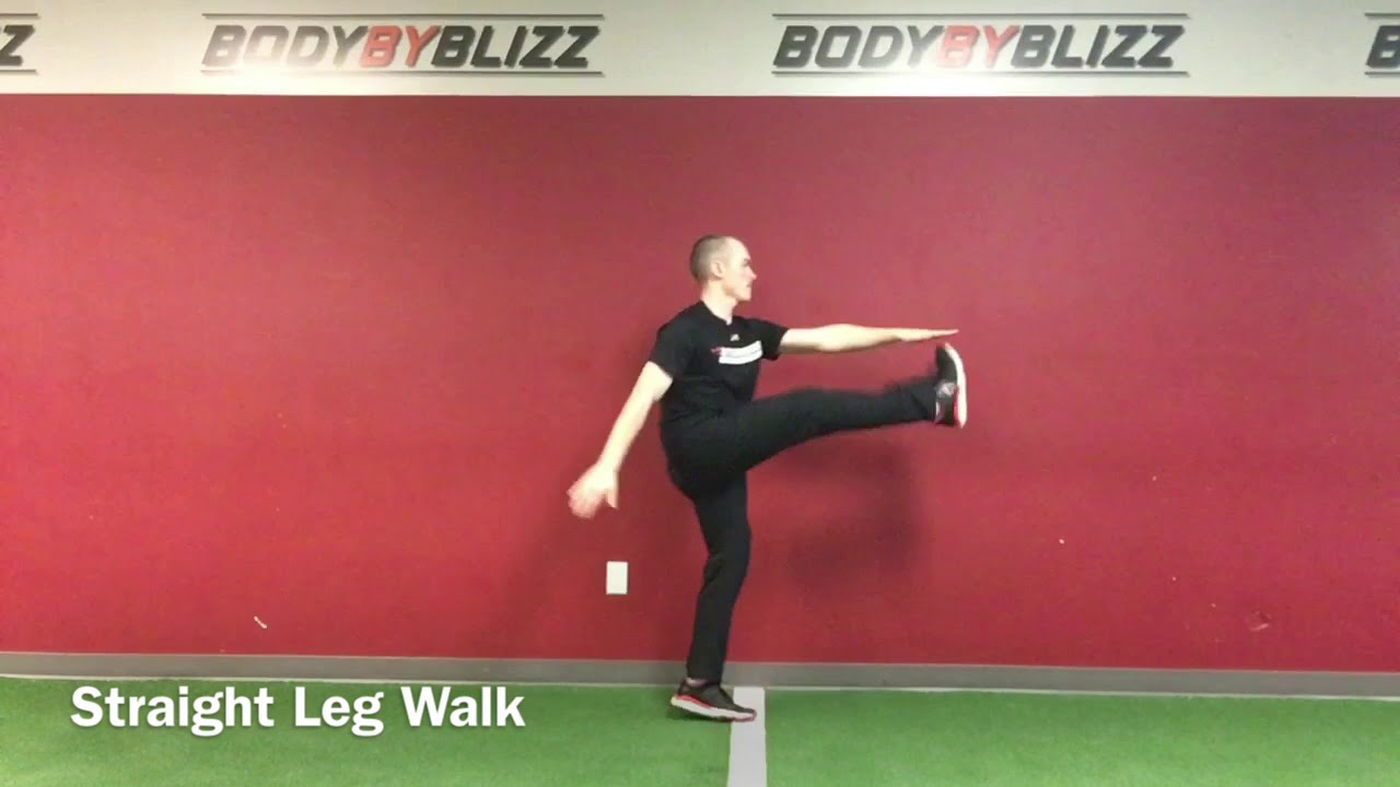 Straight Leg Walk - YouTube