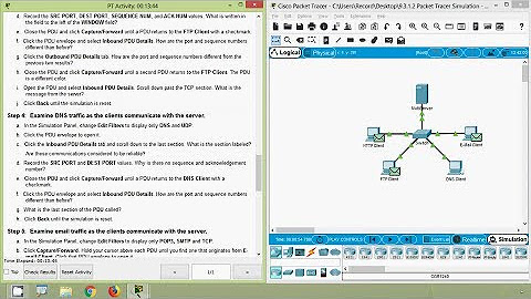 Cisco Packet Tracer Simulation Mode - YouTube