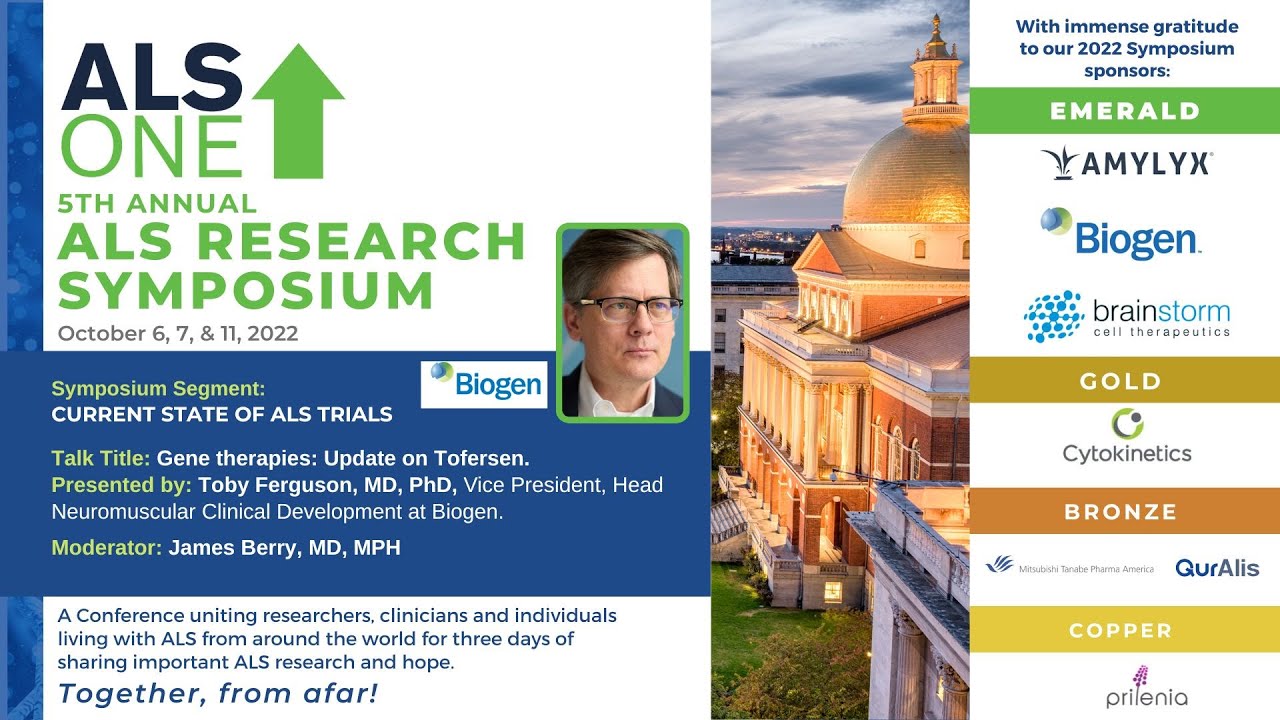2022 Annual ALS ONE Research Symposium: Dr. Toby Ferguson/Toferson ...