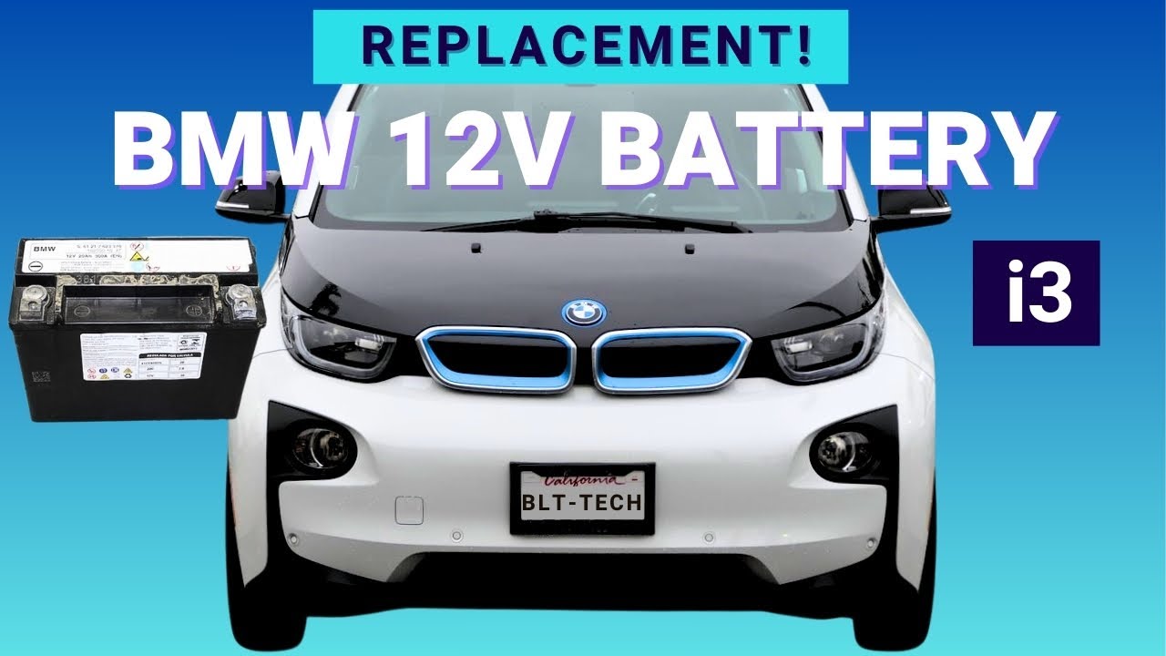 BMW i3 12V battery replacement - YouTube