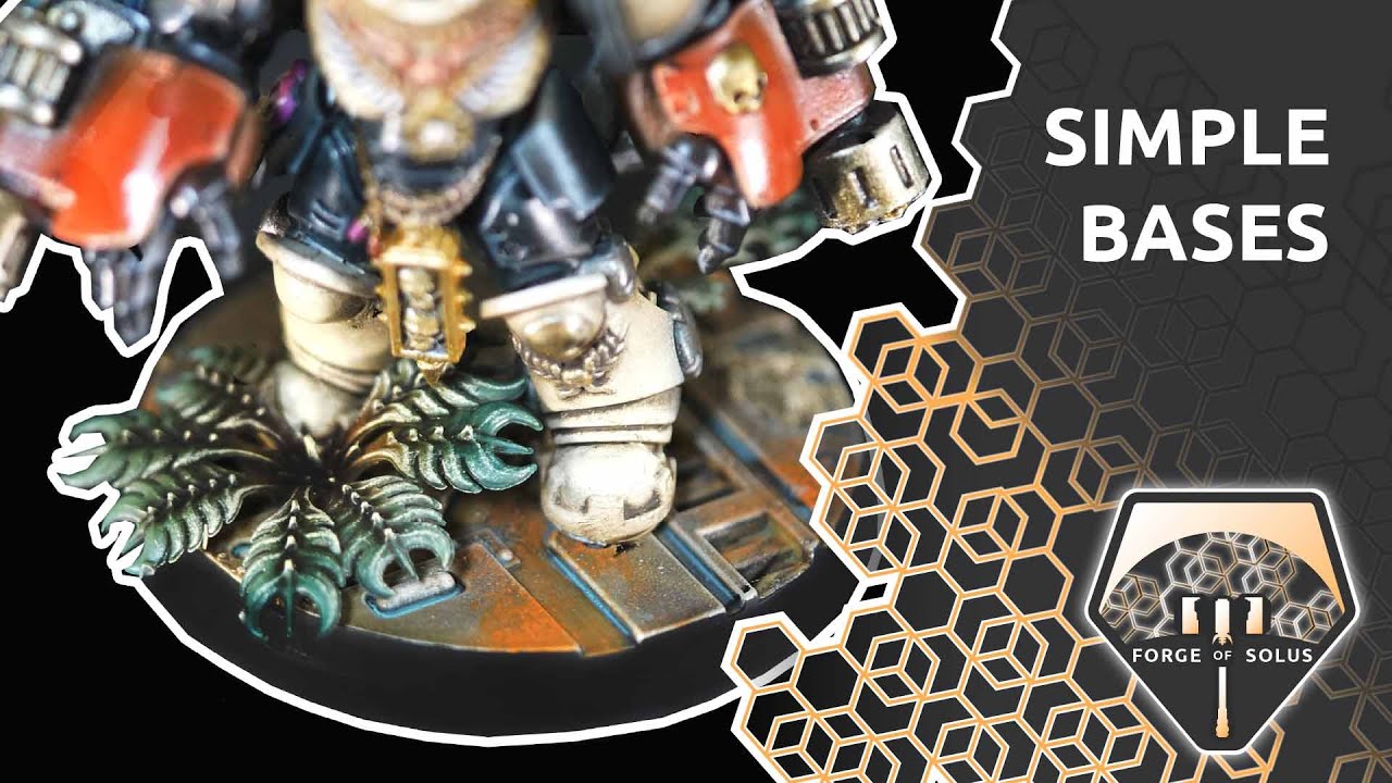 Basic Bases for my Dark Angels | Warhammer Miniature Painting Wargaming ...