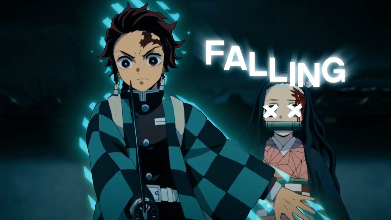 Falling - Nezuko and Tanjiro Edit - YouTube