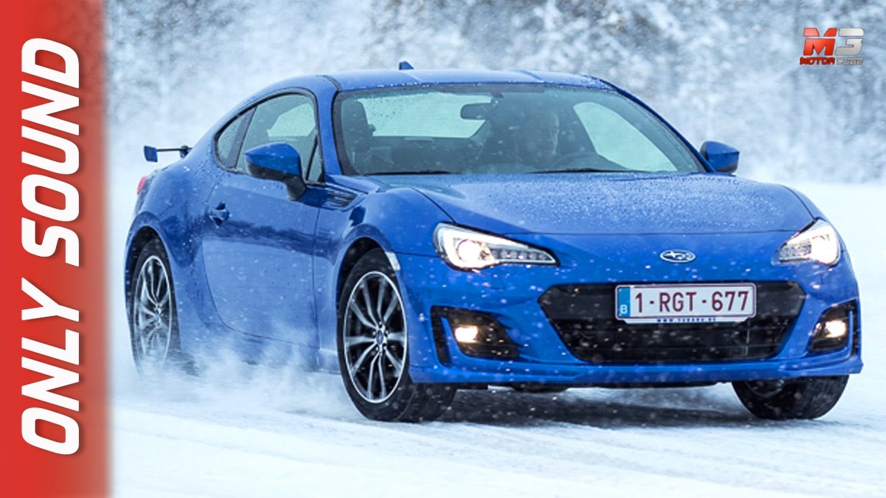 NEW SUBARU BRZ 2017 - SNOW FIRST TEST DRIVE ONLY SOUND - YouTube