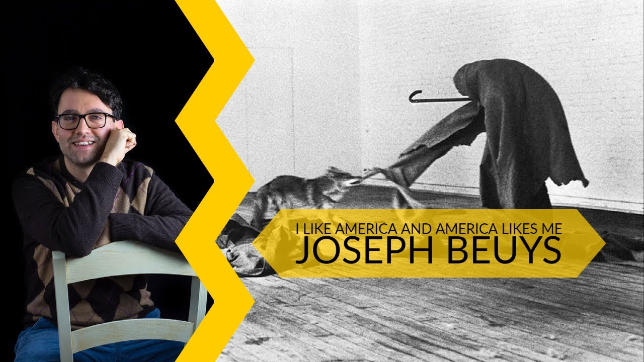 Joseph Beuys - i like America and America Likes me | storia dell'arte ...