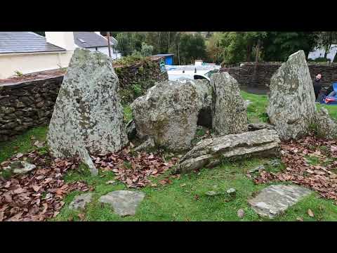 King Orry's Grave megalithic tomb on the Isle of Man