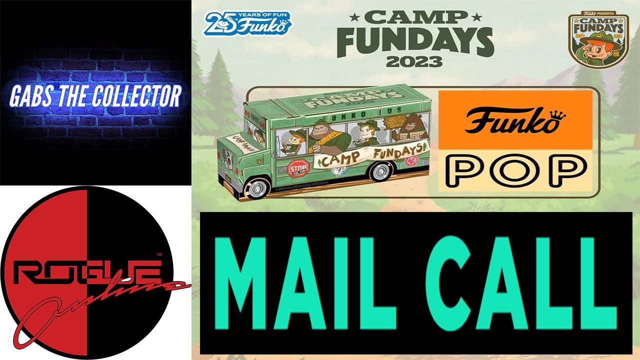 Camp Fundays 2023 Funko Pop Mail Call - YouTube