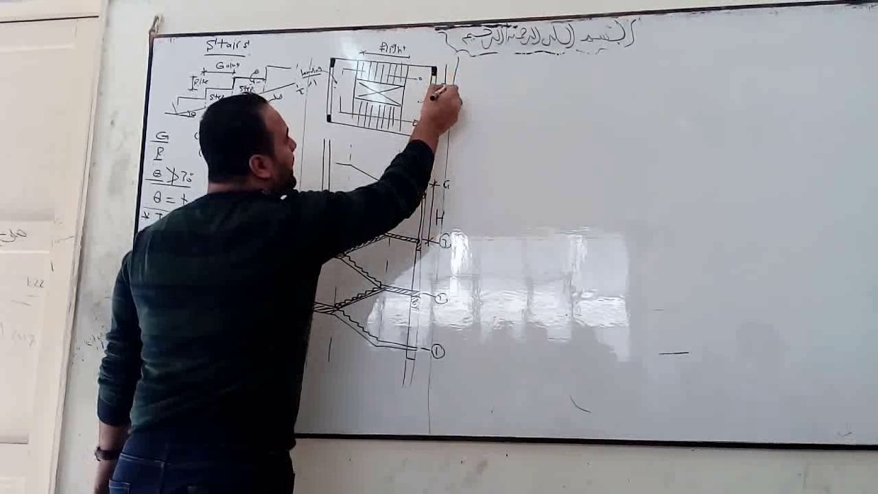 Slab type stairs P1 - YouTube