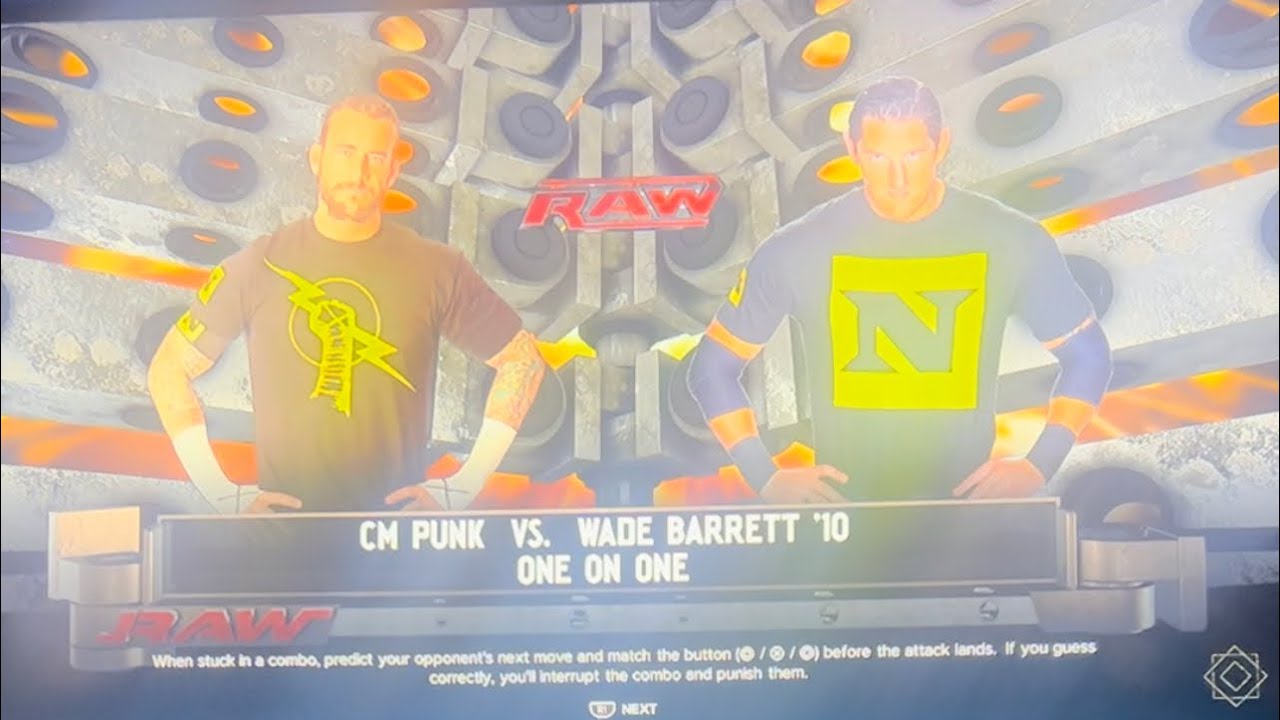 DREAM MATCH‼️‼️ NEXUS PUNK VS NEXUS BARRETT ️⭐️💯💯 WWE 2K24 - YouTube