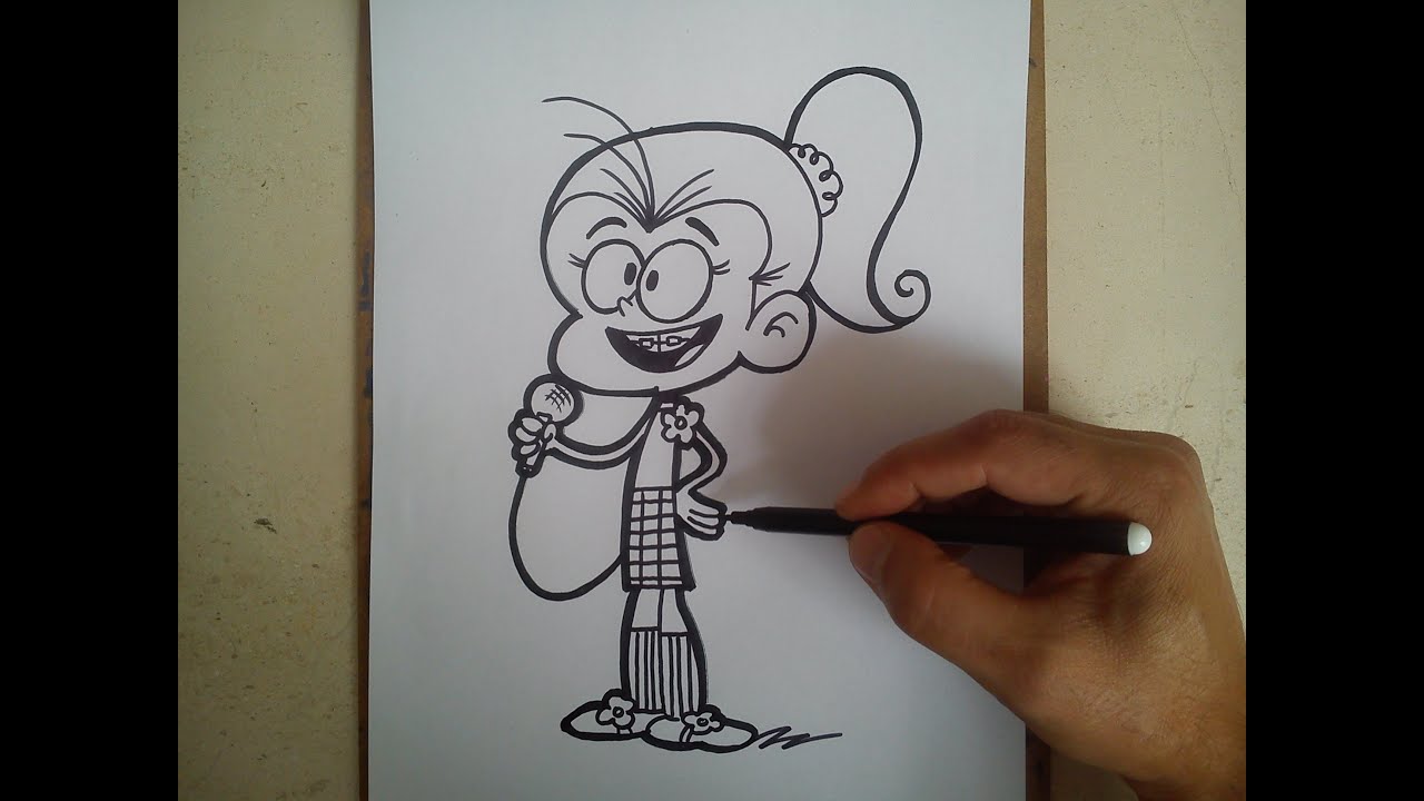 HOW TO DRAW LUAN - THE LOUD HOUSE / como dibujar a luan - the loud ...
