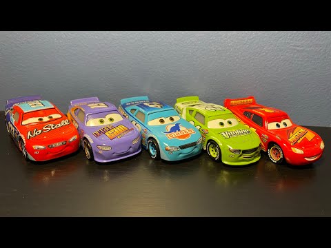 Disney Pixar Cars Rocker Arms International Speedway 5 Pack Unboxing ...
