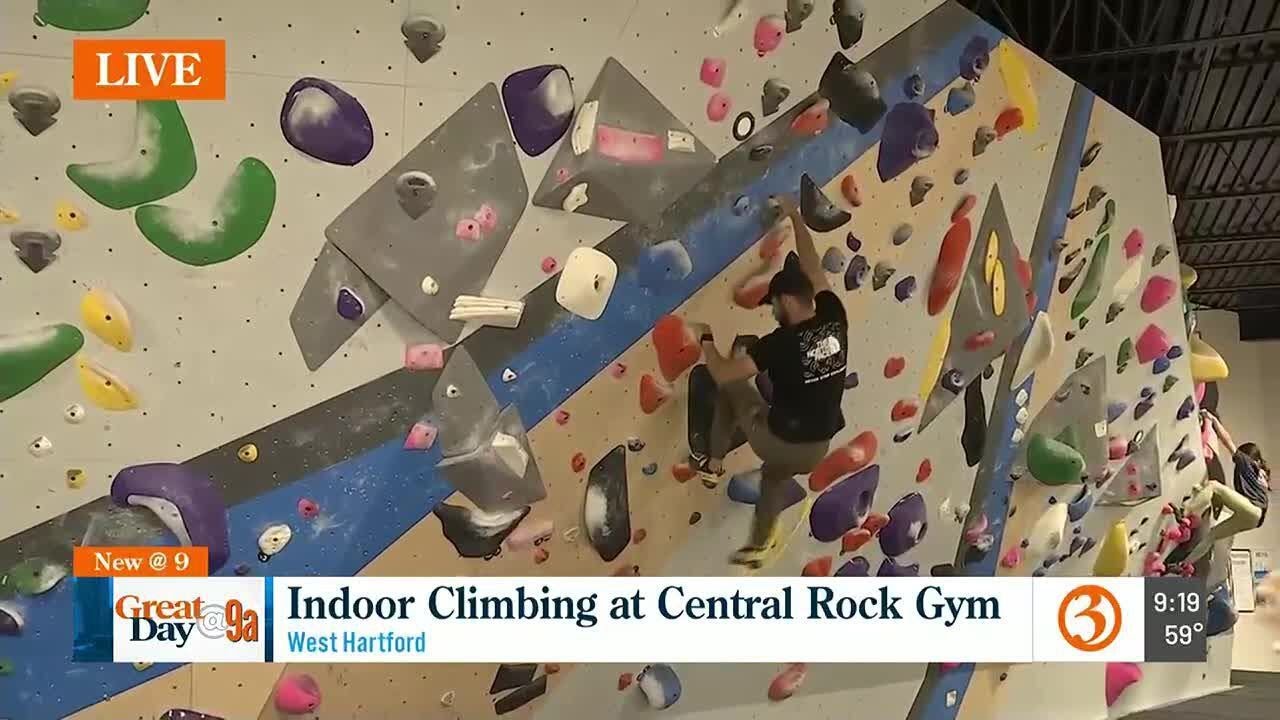 Indoor climbing at Central Rock Gym - YouTube