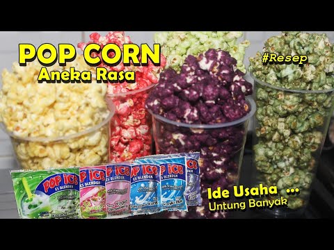 Cara Membuat Aneka rasa PopCorn - YouTube