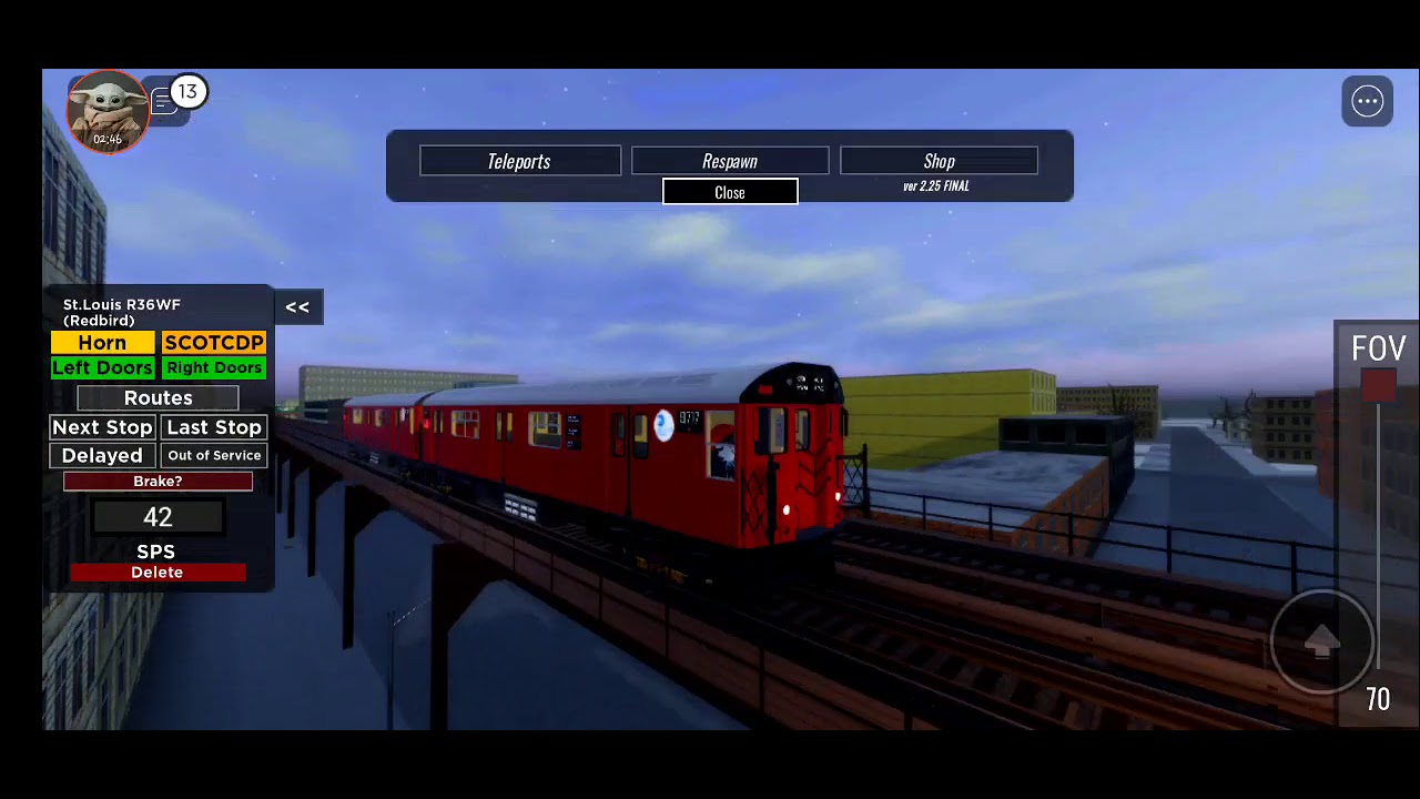 Just driving R36 WF in Roblox - YouTube