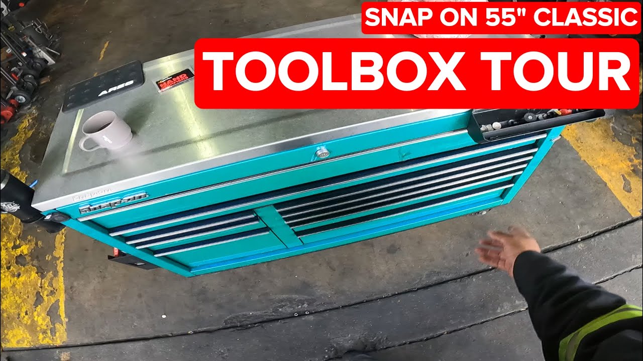 Snapon 55" Classic toolbox tour - YouTube
