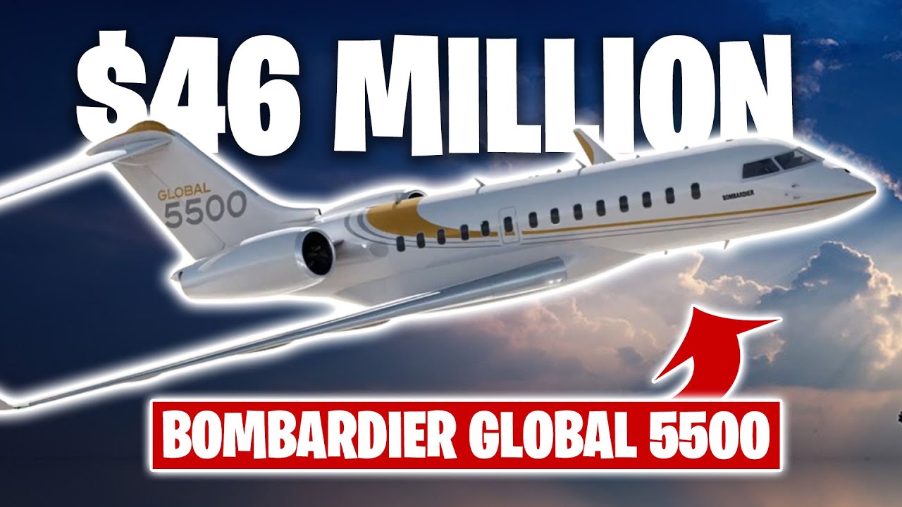 Inside $46 Million Bombardier Global 5500 Private Jet - YouTube