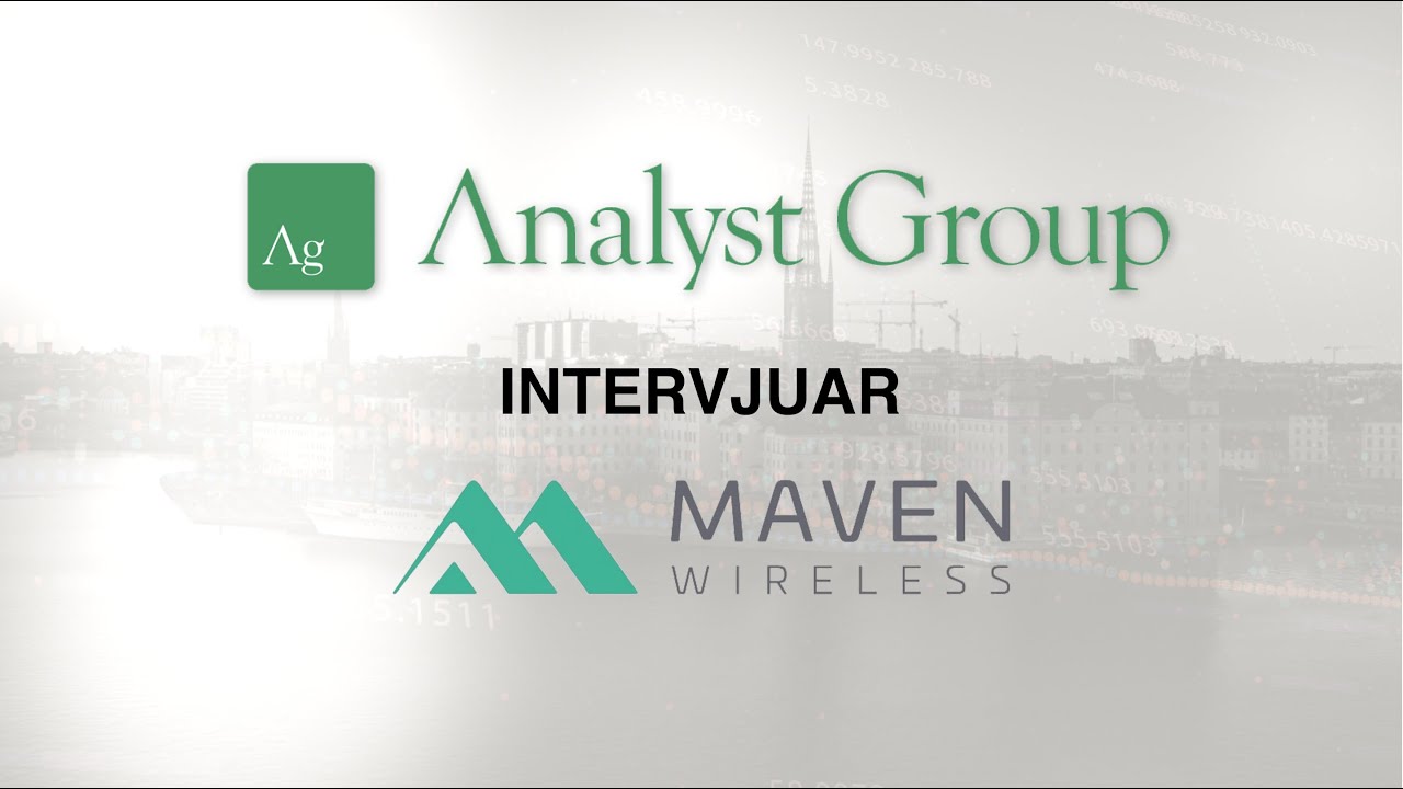 Intervju med Maven Wireless VD Fredrik Ekström - YouTube