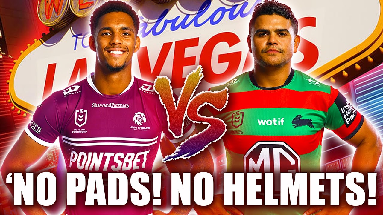 Official South Sydney Rabbitohs vs Manly Sea Eagles Las Vegas Line-Ups ...