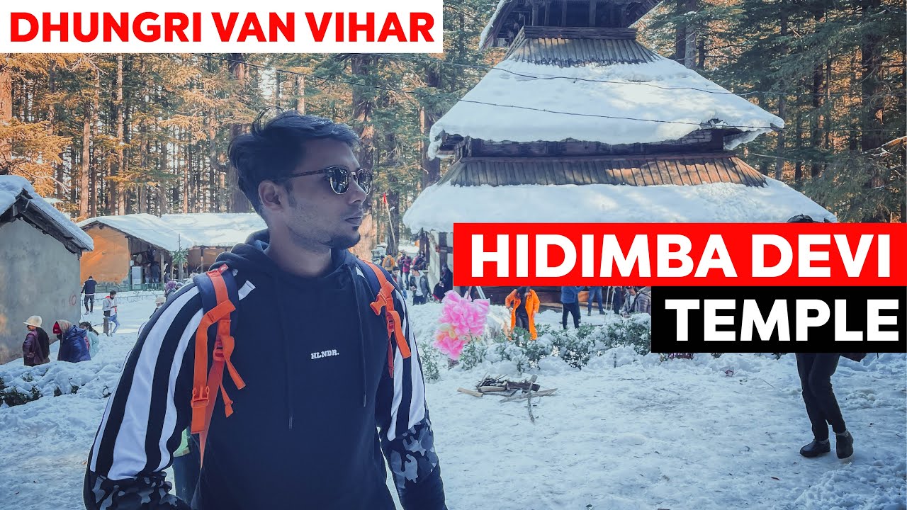 Hidimba Devi Temple | Dhungri Van Vihar | Cars Sliding on SNOW 🥶 ...