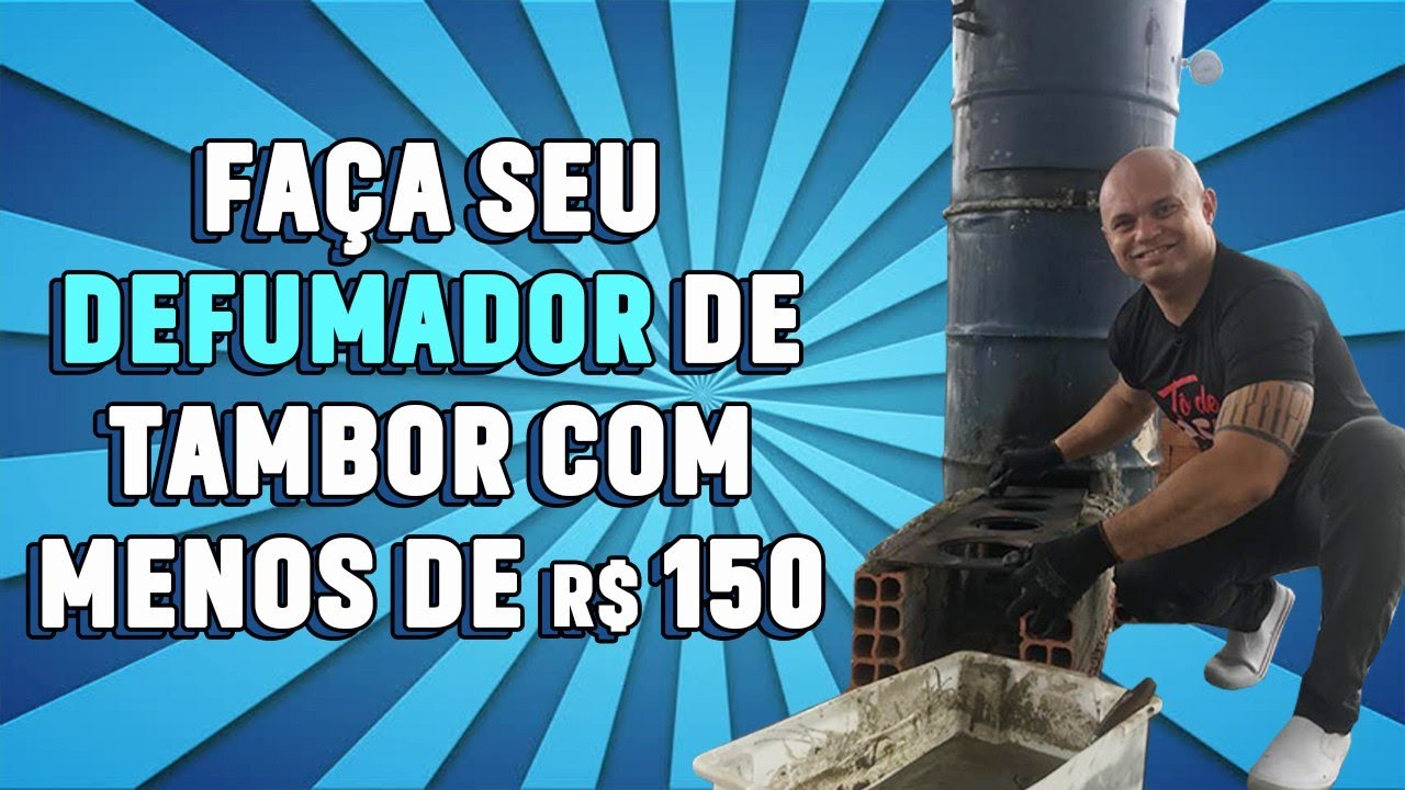 Passo a passo de como fazer o seu defumador de baixo custo. - YouTube