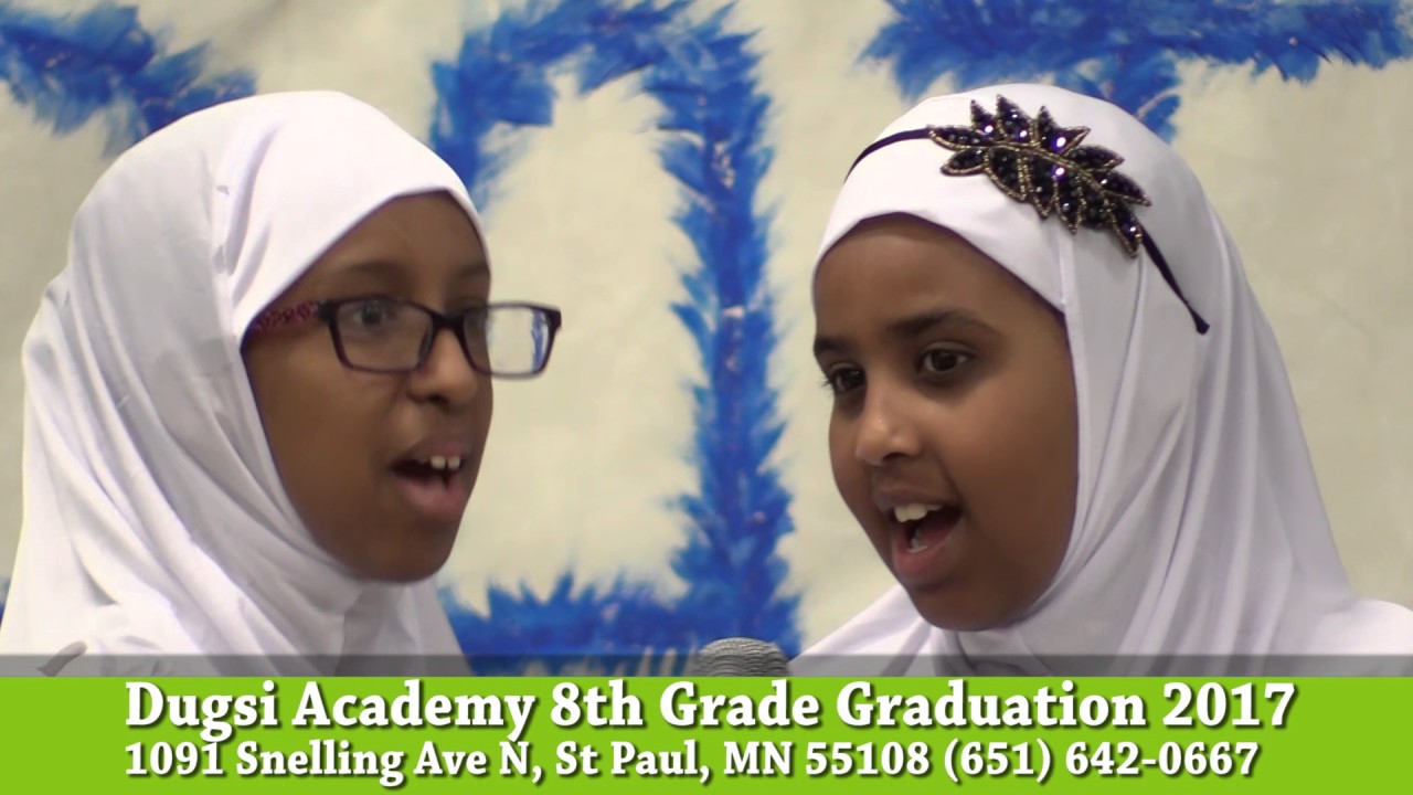 Dugsi Academy 8th Grade Graduation 2017 - YouTube