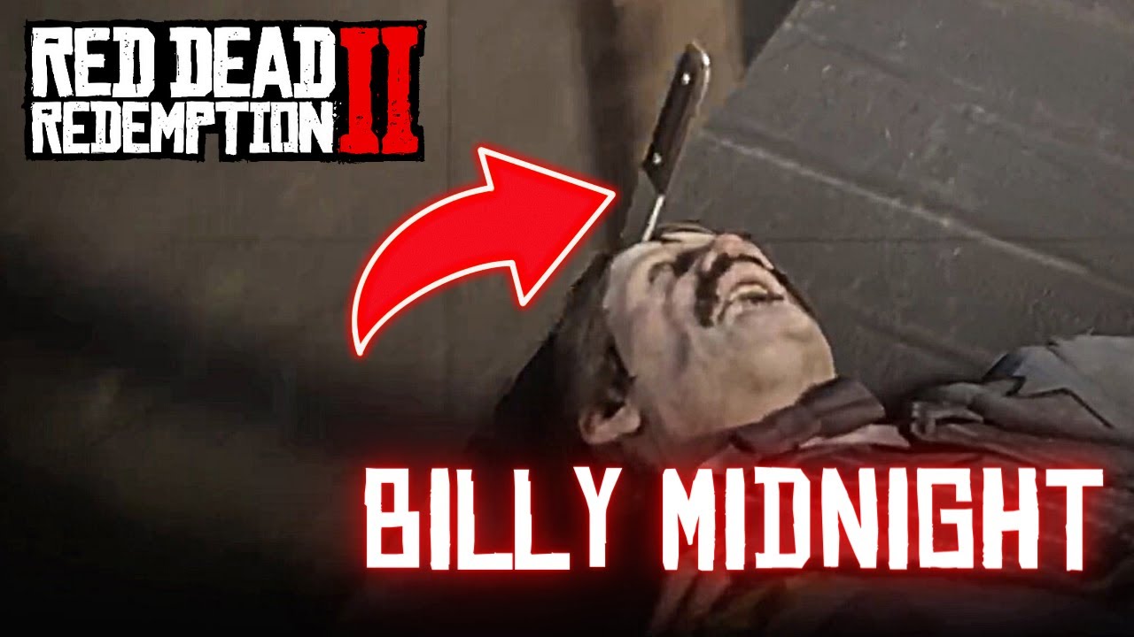 I killed billy midnight with a knife instead of a gun rdr2 - YouTube