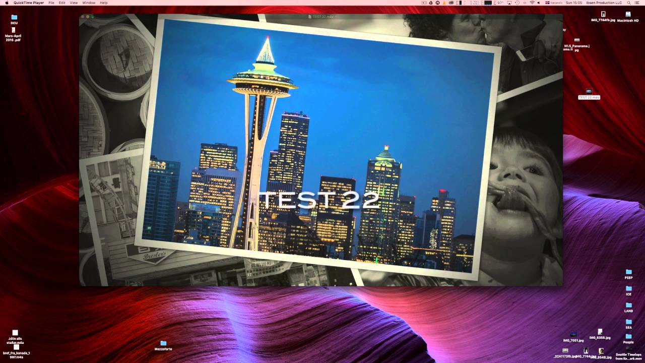 AirDrop and Quicktime movie - YouTube