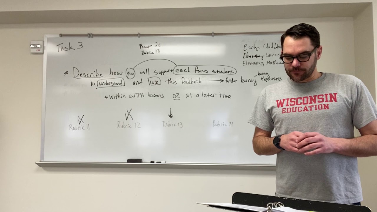 Task 3 Prompt 2C Rubric 13 All Handbooks - YouTube