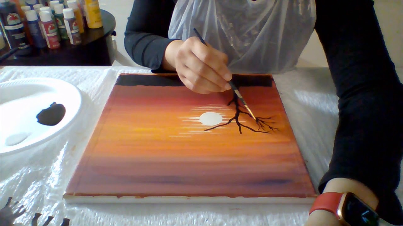 Easy Painting Tutorial || Step by Step Painting || #6 - YouTube