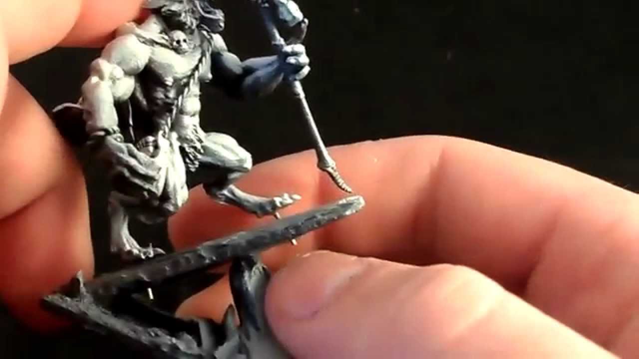 Conversion of kings of war Werewolf in to a necromancer - YouTube