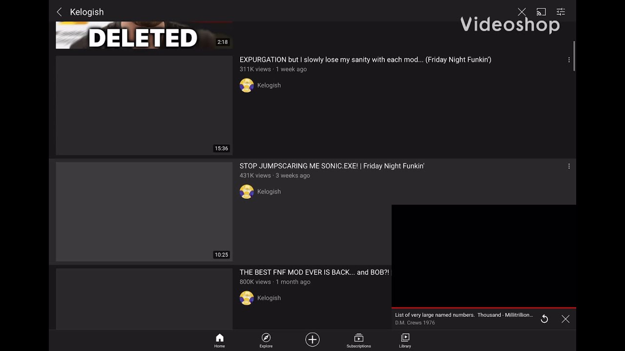 Kelogish’s youtube channel is deleted - YouTube