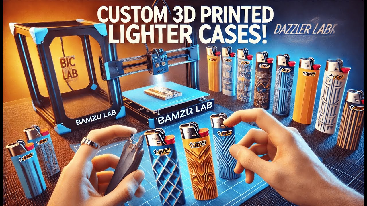 3D Printing Custom BIC Lighter Cases – Design, Print, & Showcase! - YouTube