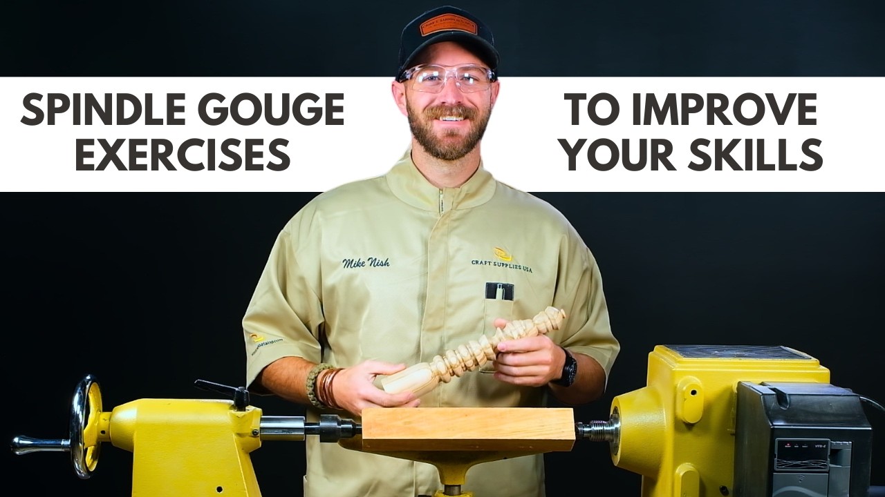 Mastering the Spindle Gouge - Basic Cuts & Practice Exercises - YouTube